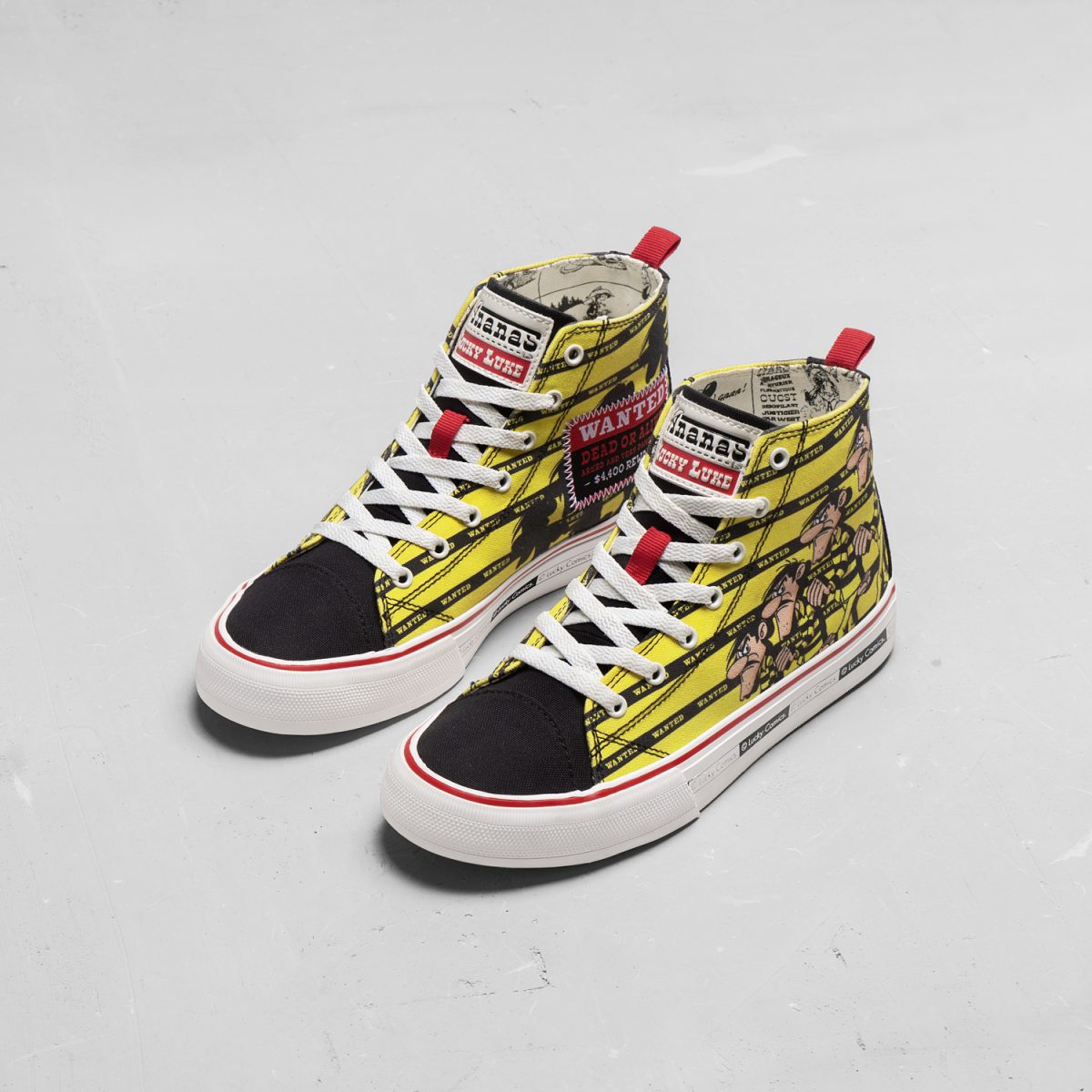ANANAS X LUCKY LUKE PATTAS - HIGH TOP - DALTON YELLOW - Wordpress_cua_Kiet