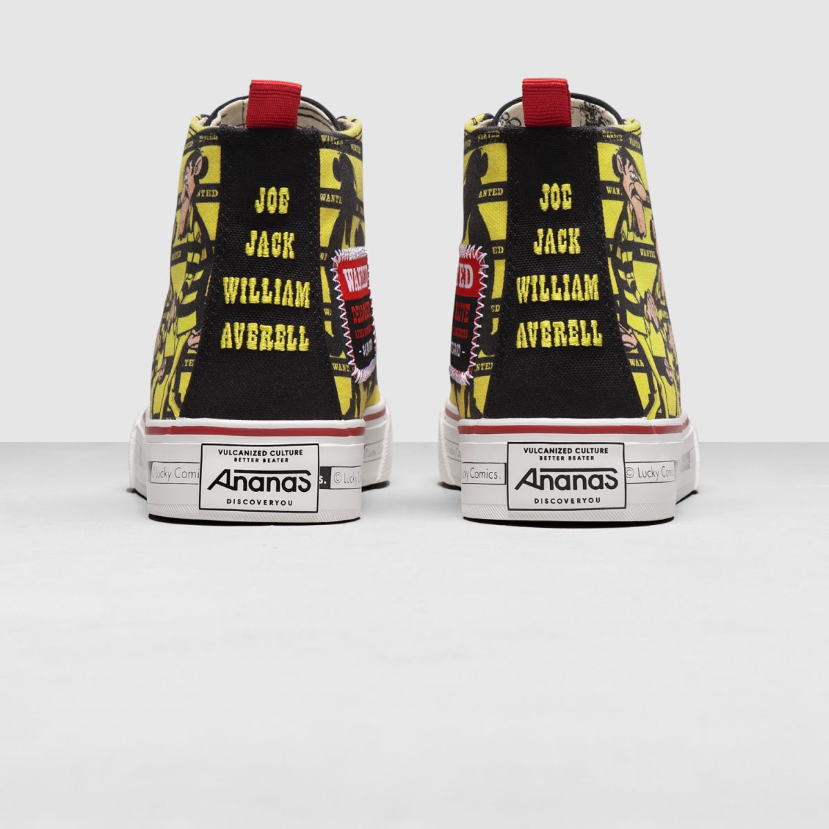 ANANAS X LUCKY LUKE PATTAS - HIGH TOP - DALTON YELLOW - Wordpress_cua_Kiet